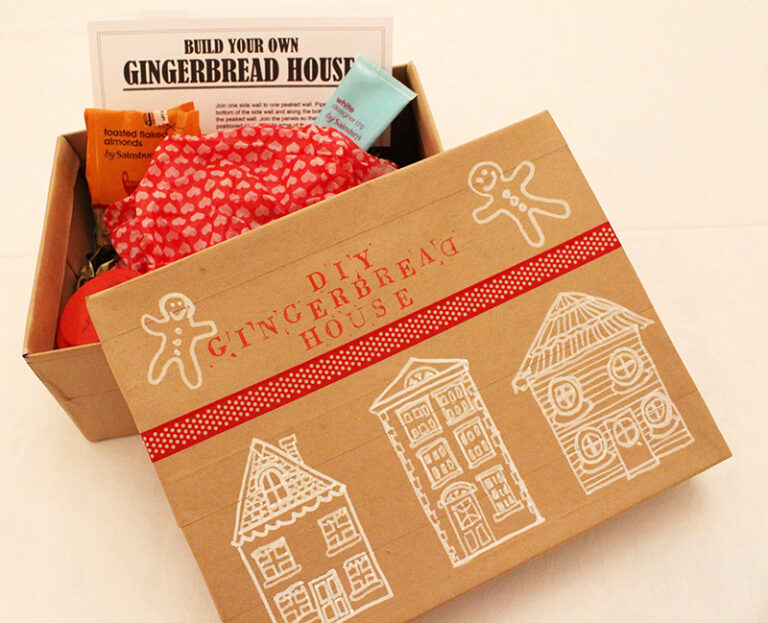 Homemade DIY Gingerbread House Kit - Annie Ko